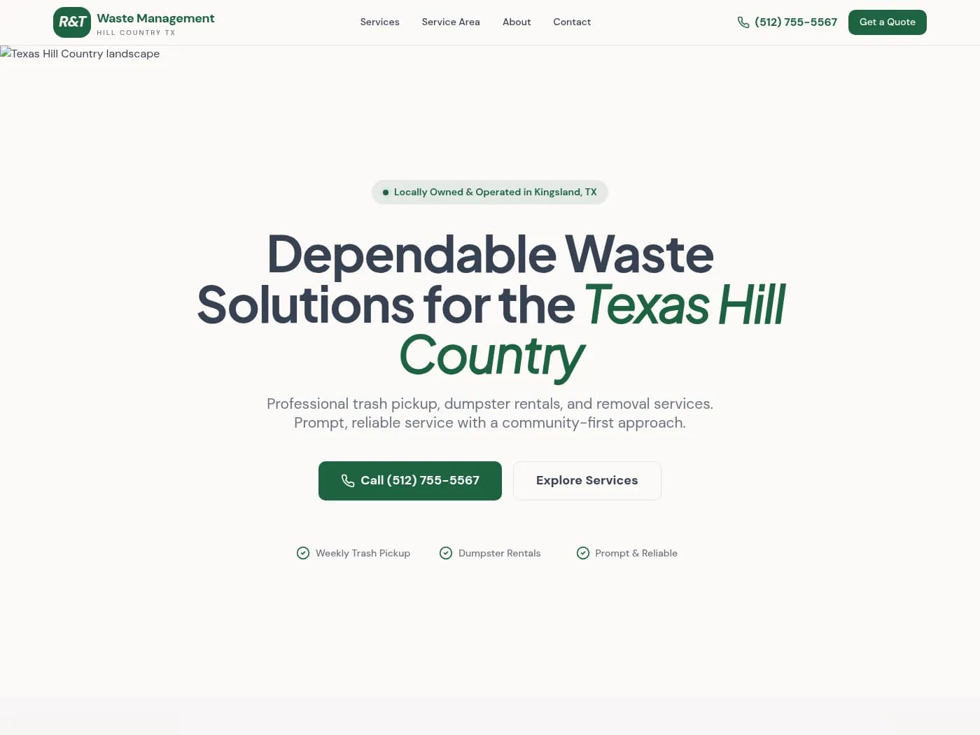 R&T Waste Services Site