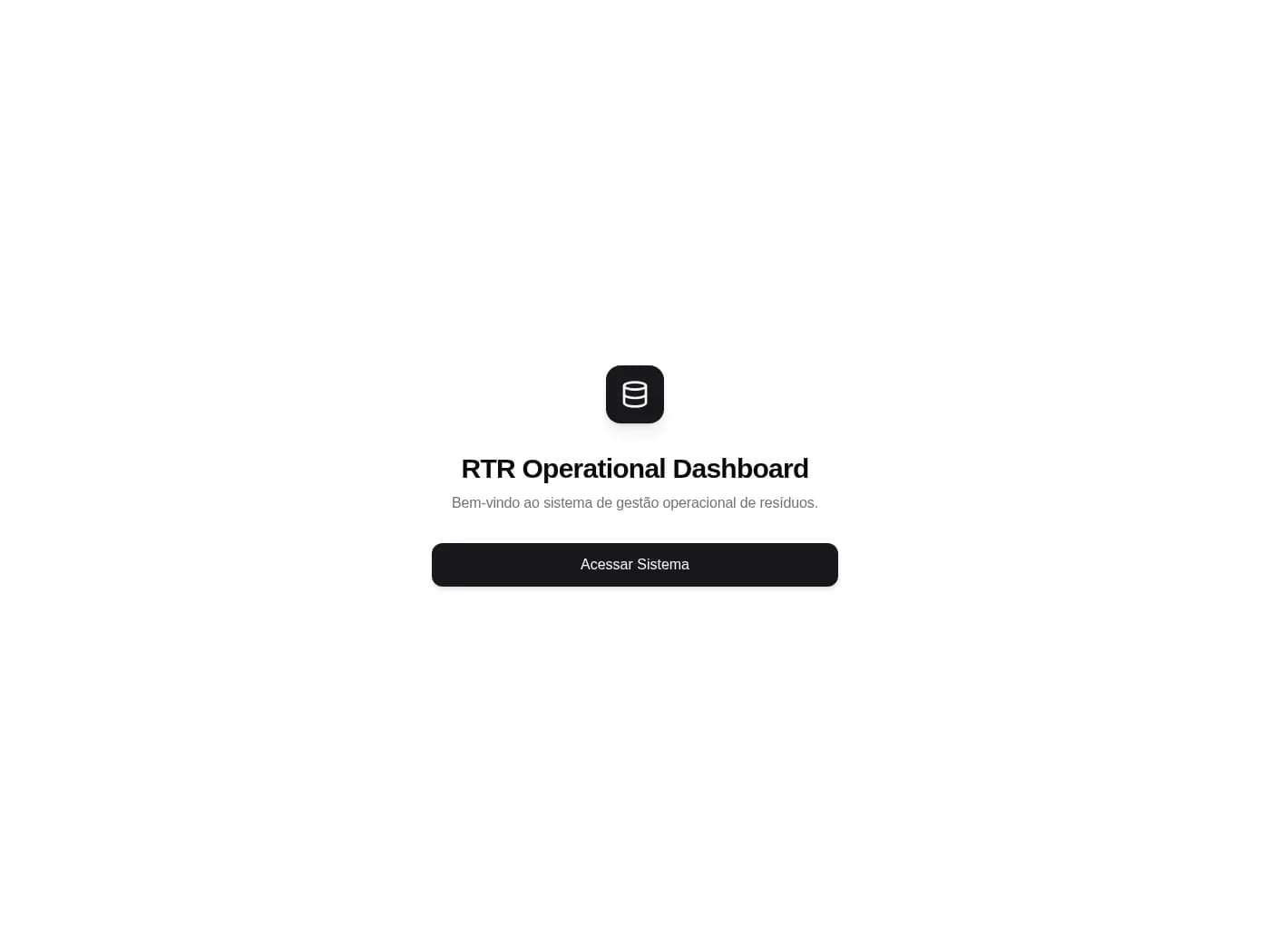 RTR Operational Dashboard
