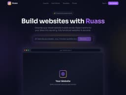 Ruass Website Builder