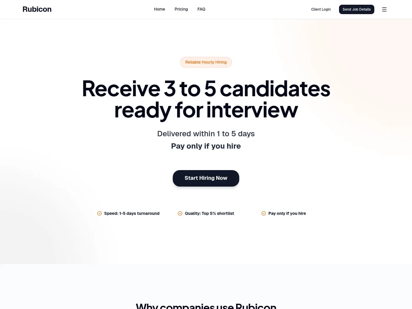 Rubicon Hiring Service