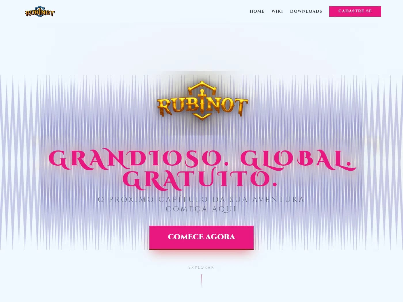 Rubinot Landing Page