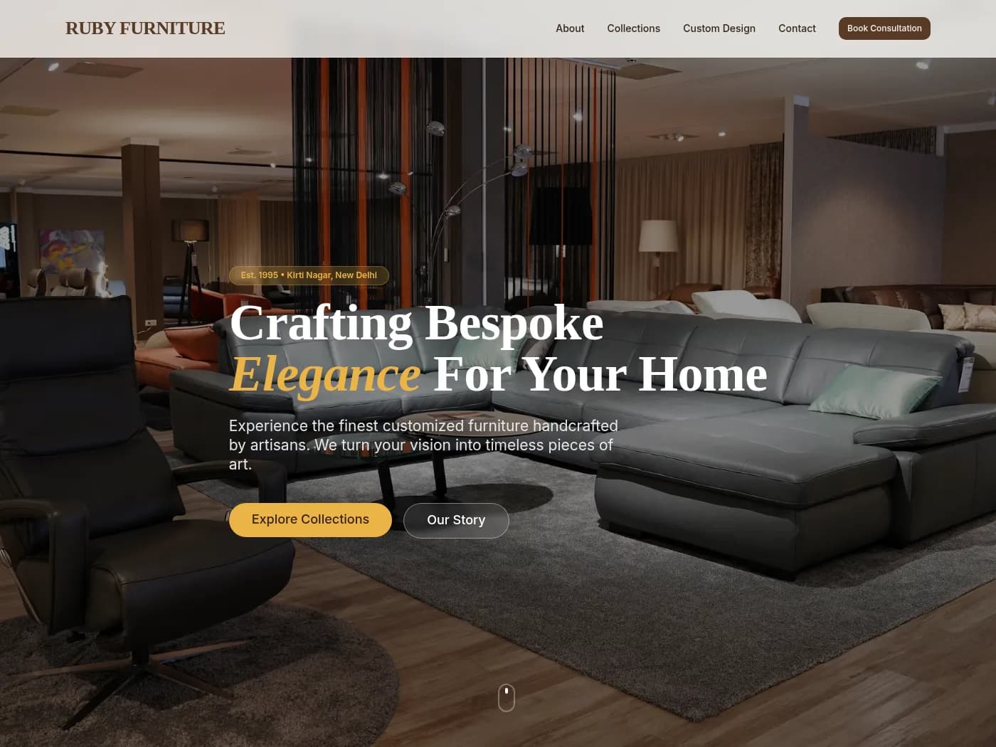 Ruby Furniture Website