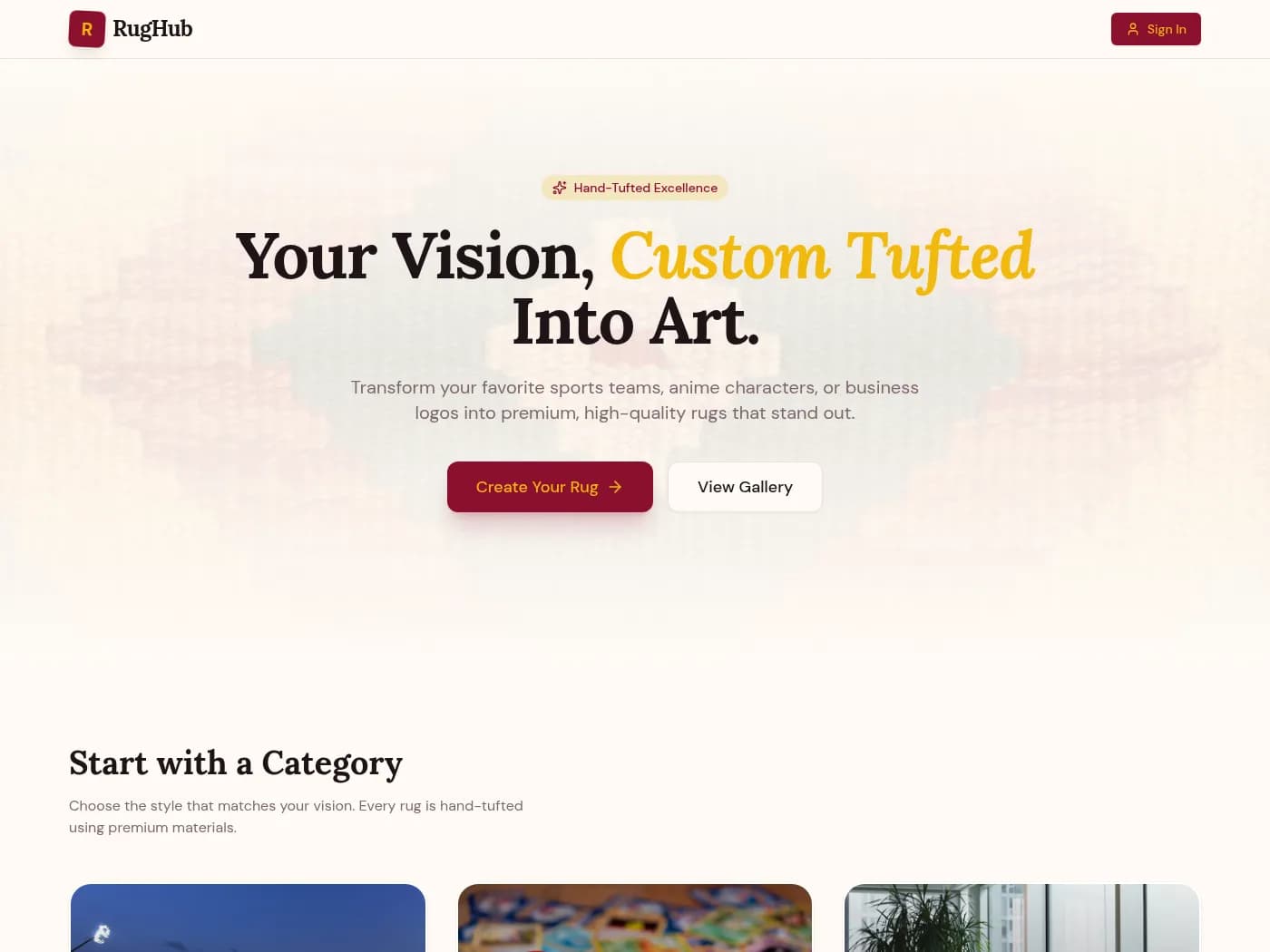 Custom Rug Order Hub