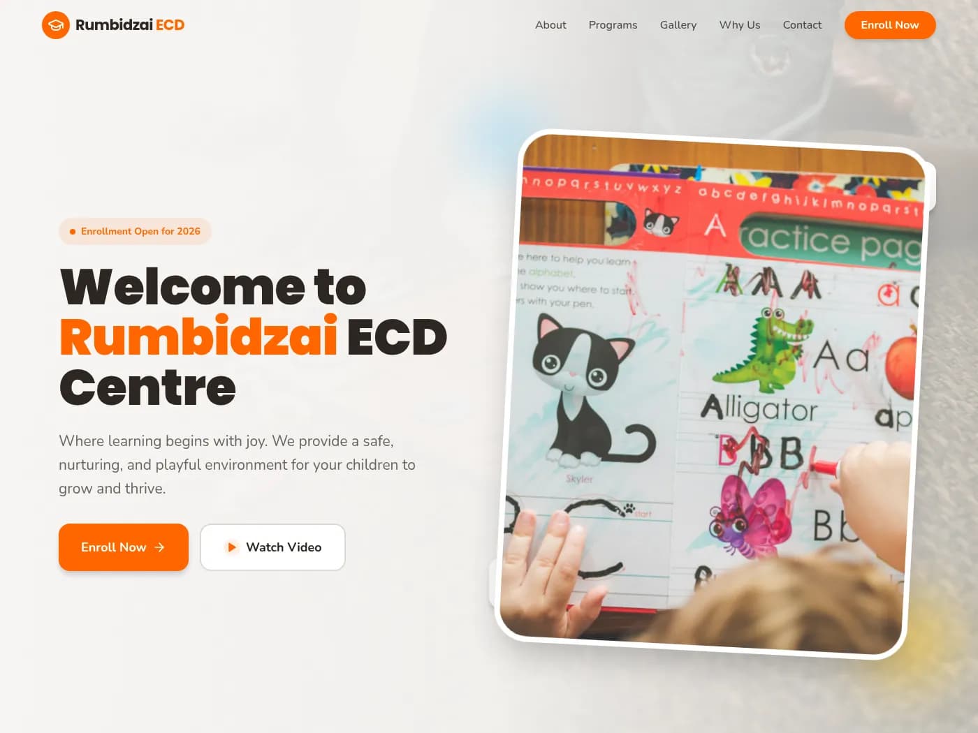 Rumbidzai ECD Website