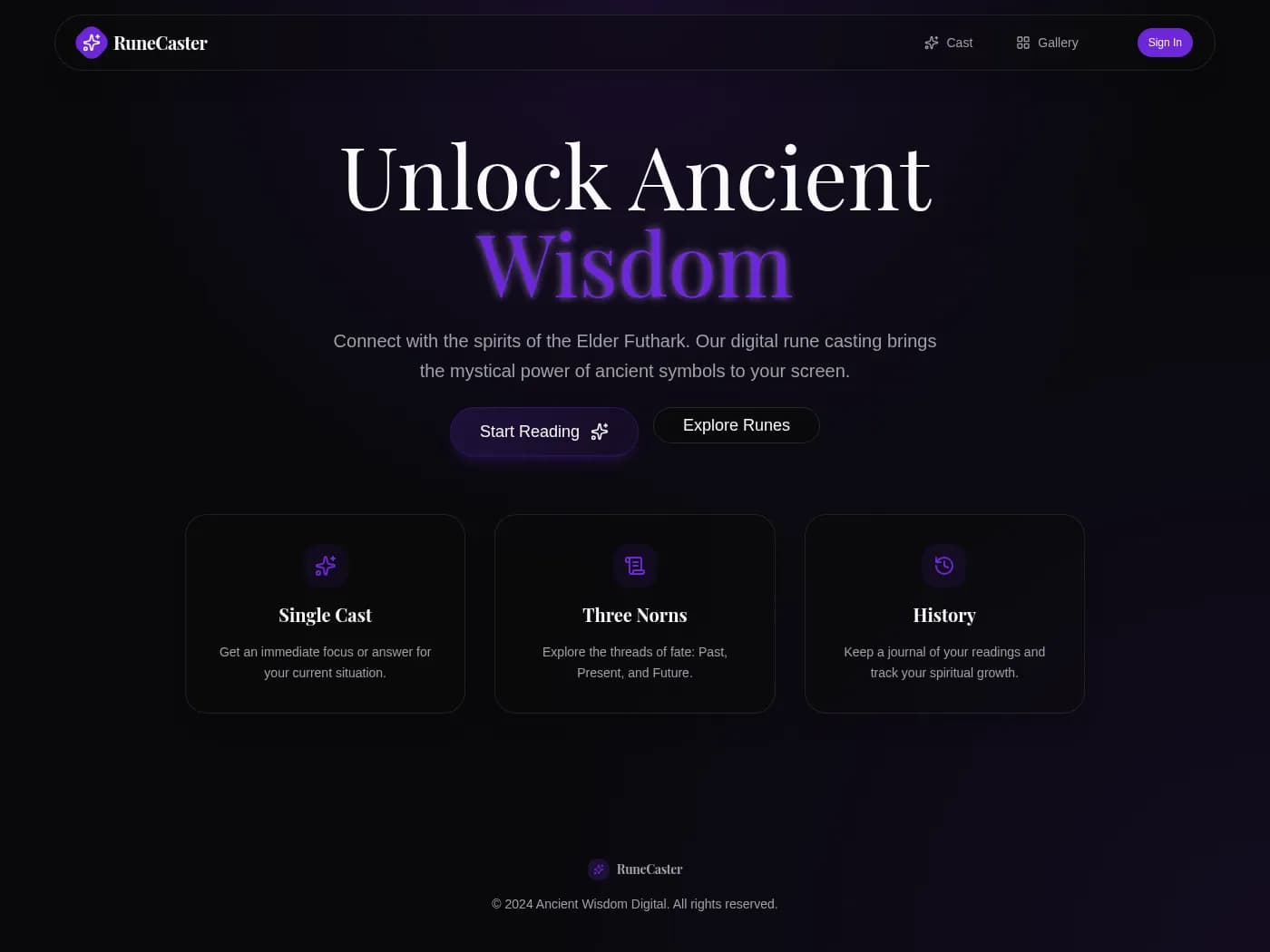 RuneCasting App