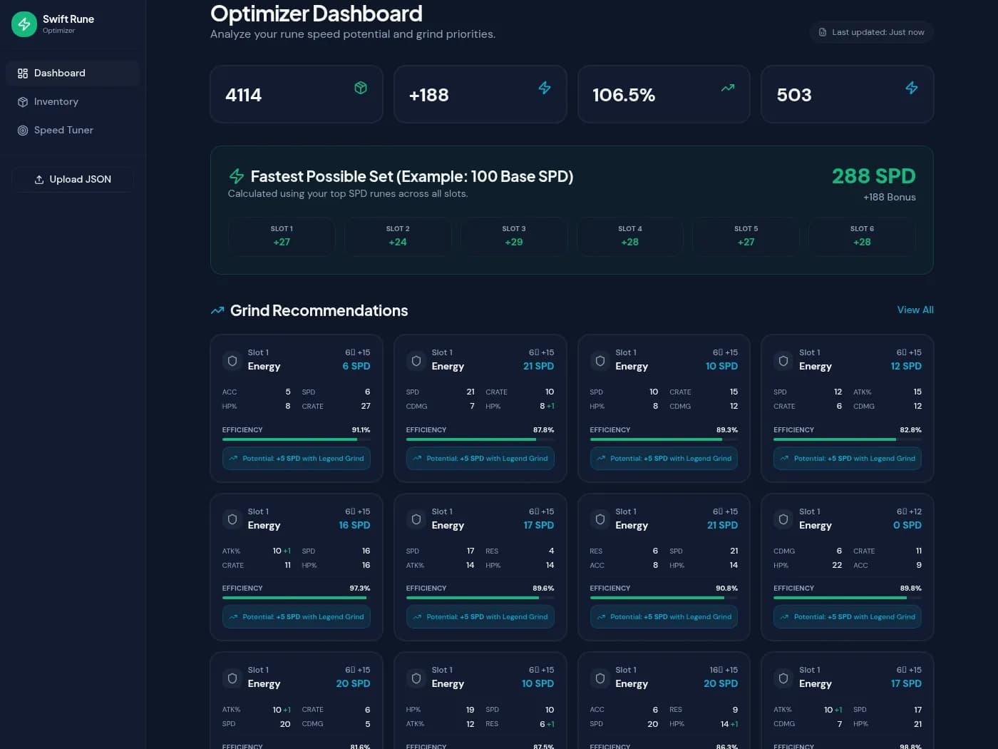 Swift Rune Optimizer