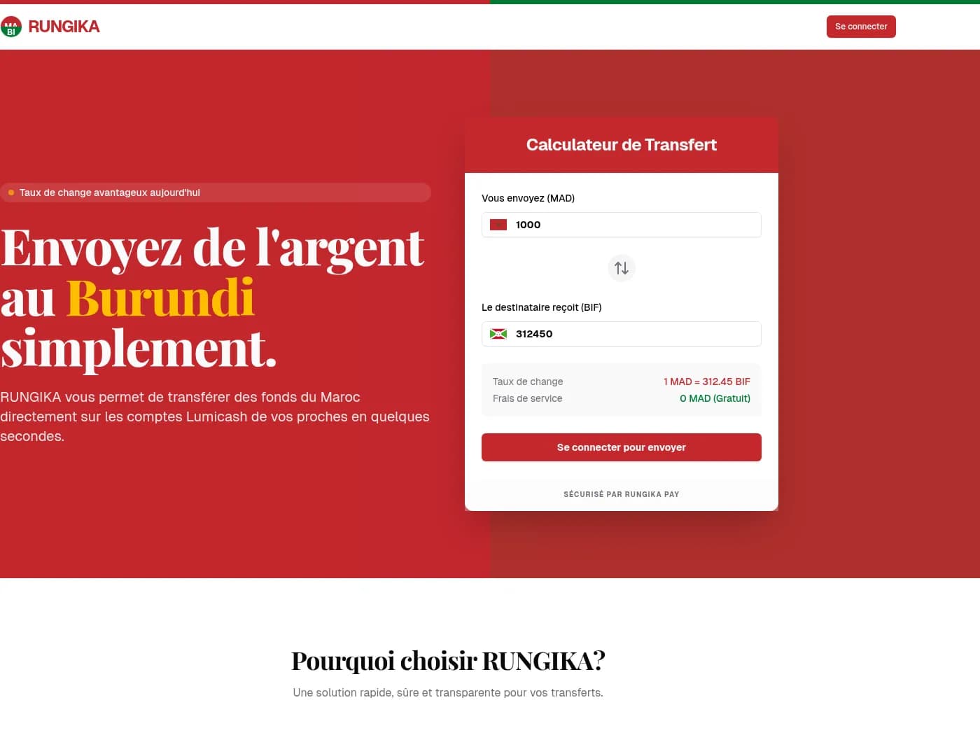 Rungika Transfer App