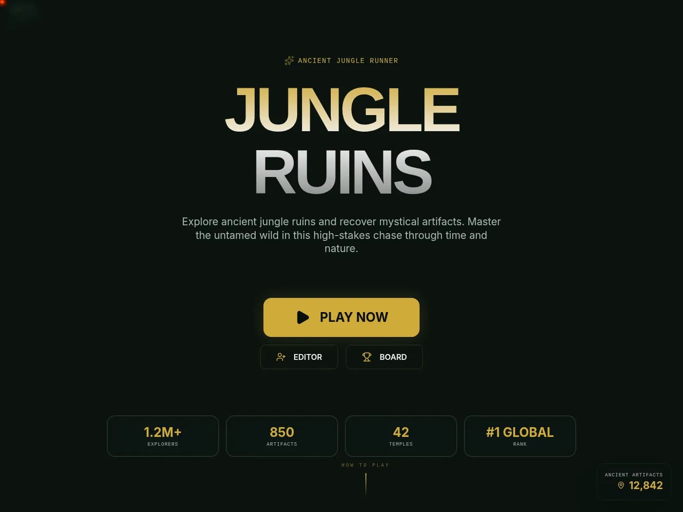 RunnerX Adventure Game