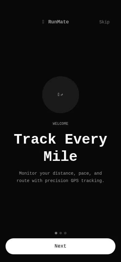RunMate Tracker