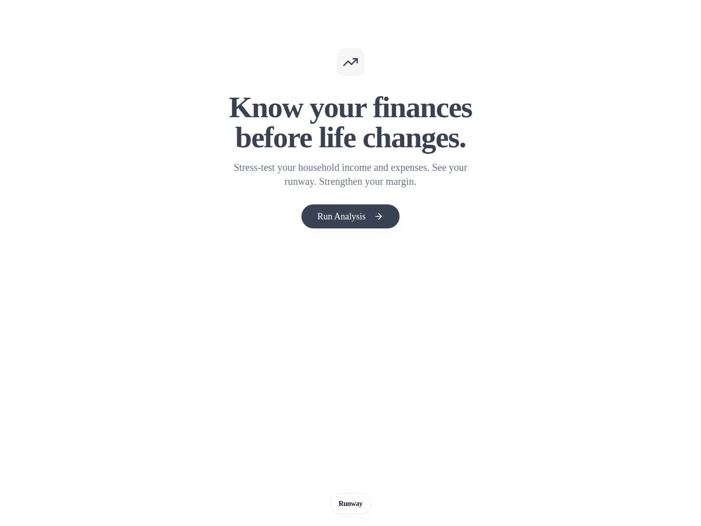 Runway Financial Planner