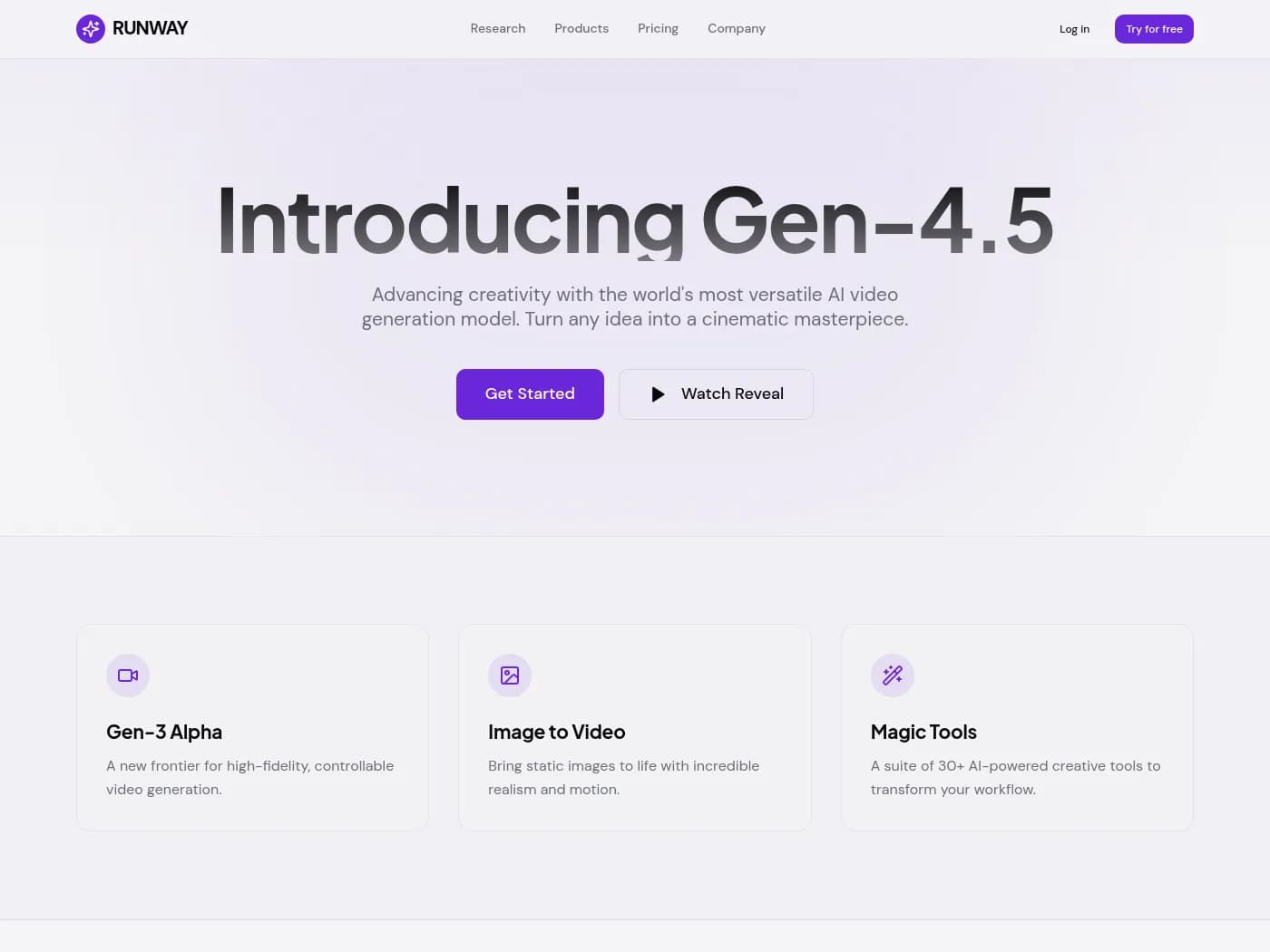 Runway Clone Gen 4.5