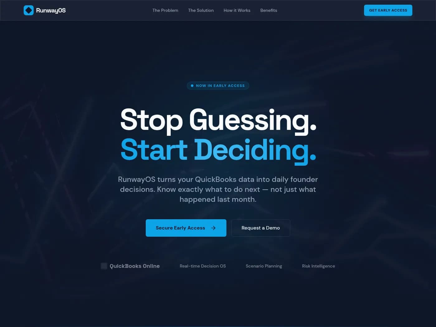 RunwayOS Landing Page