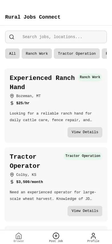 Rural Jobs Connect