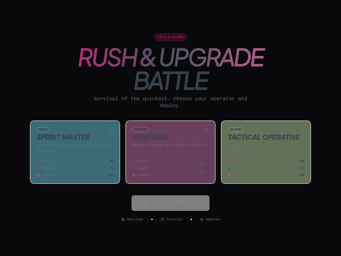 Rush & Upgrade Battle
