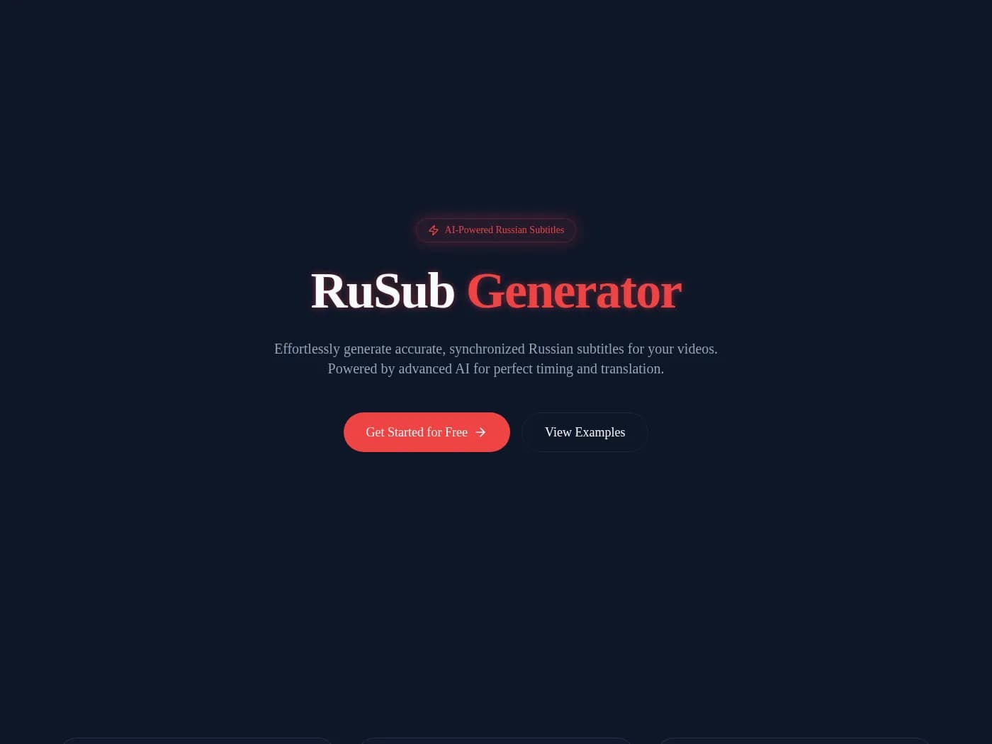 RuSub Generator