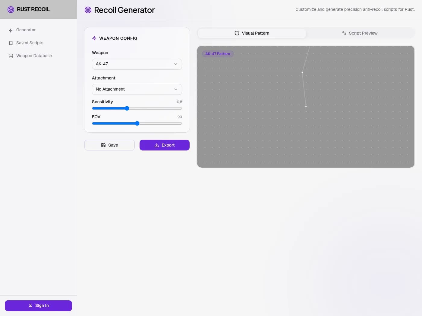 Rust Recoil Scripter