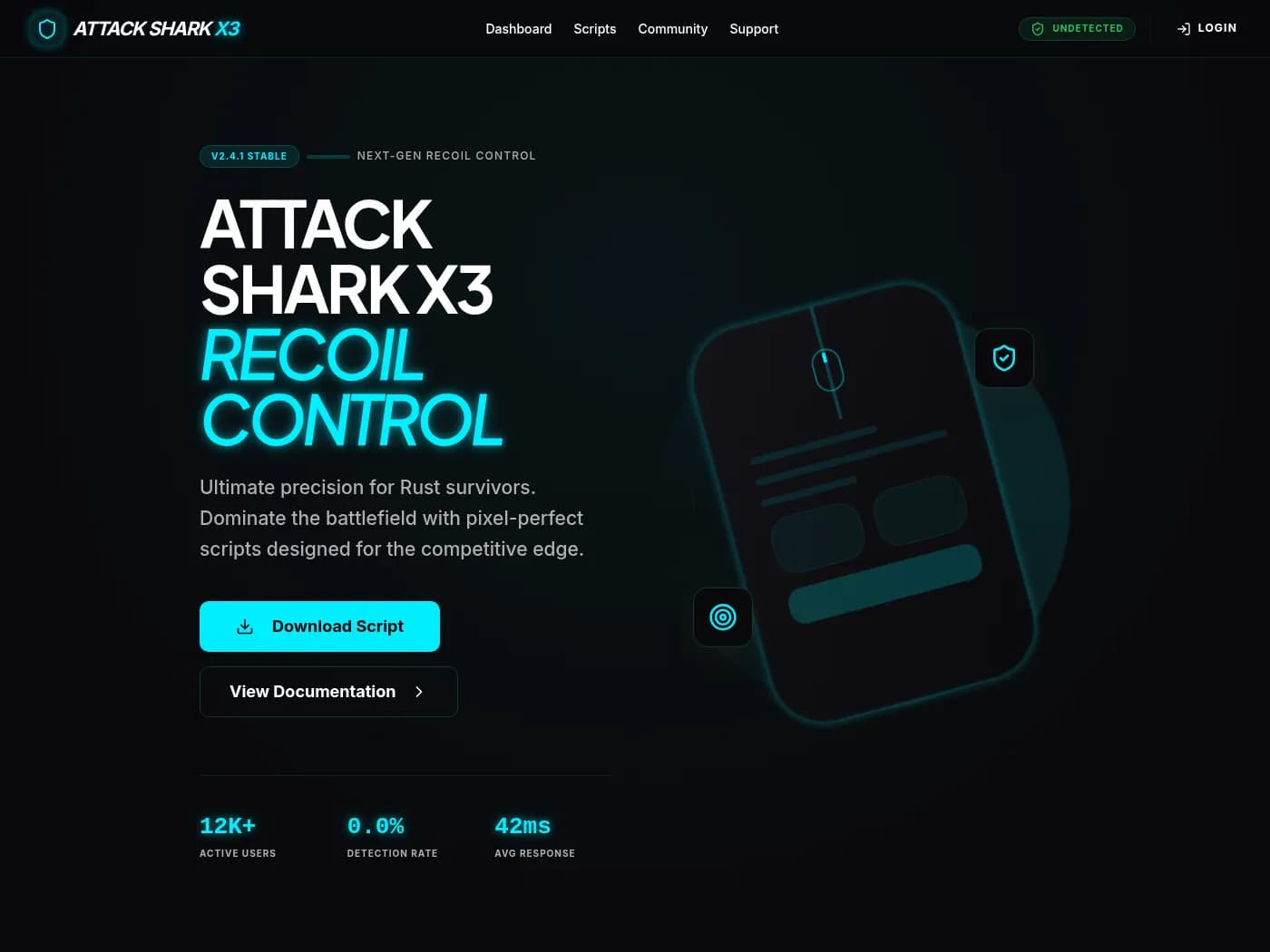 Attack Shark X3 RecoilScript