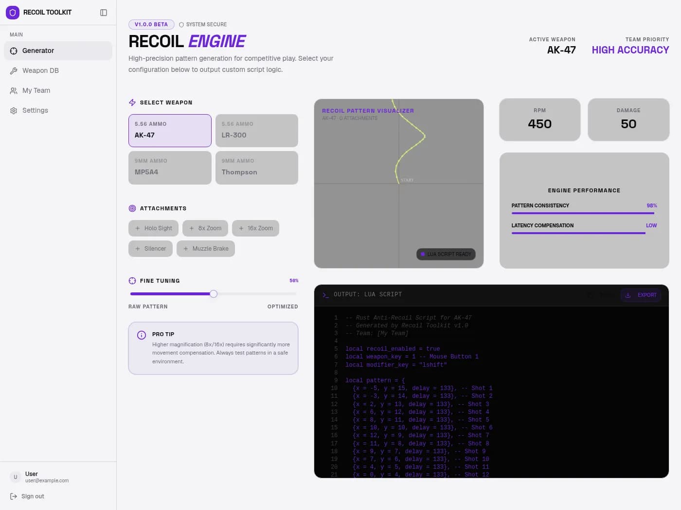 Rust Recoil Toolkit