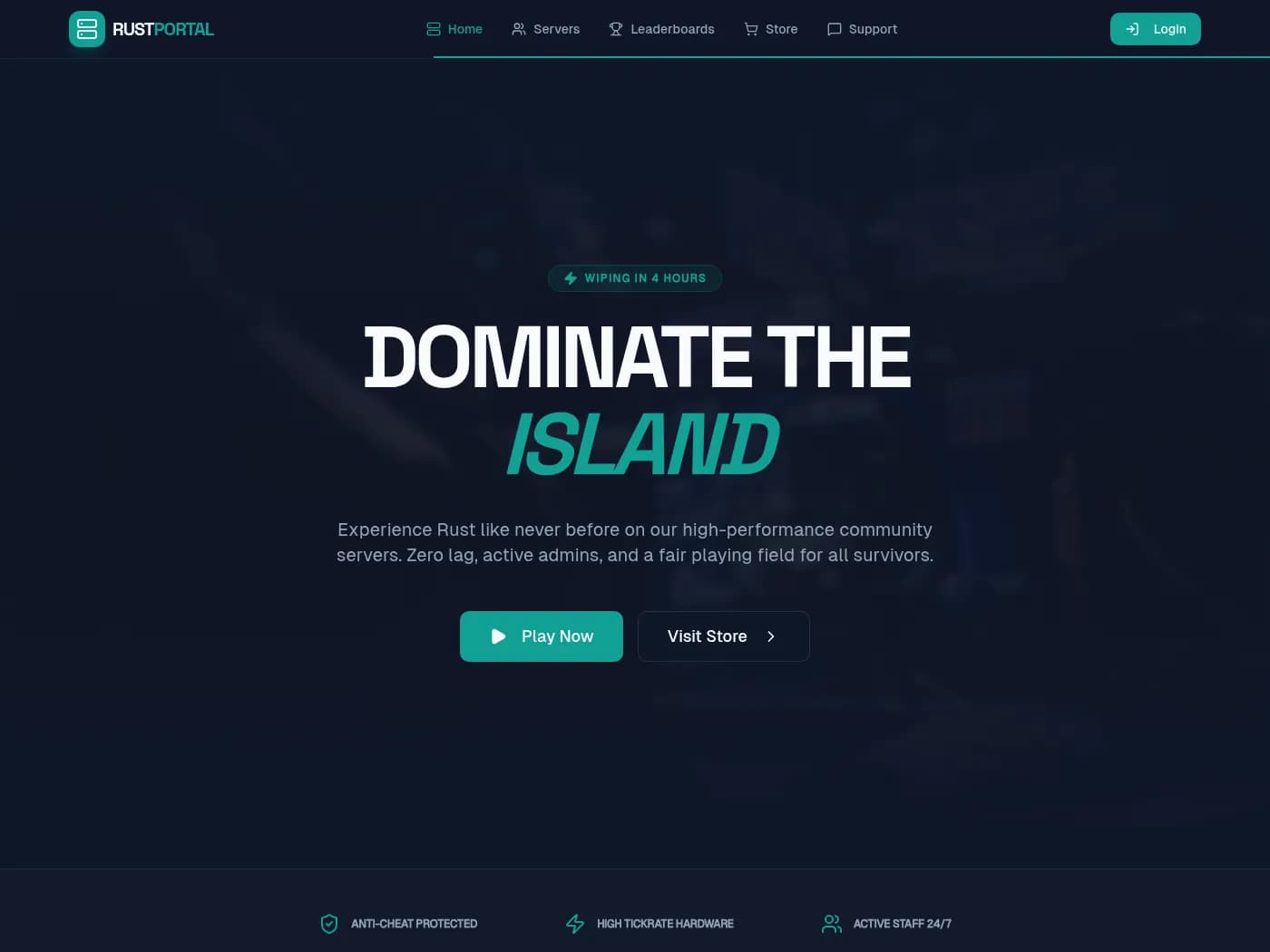 Rust Server Portal