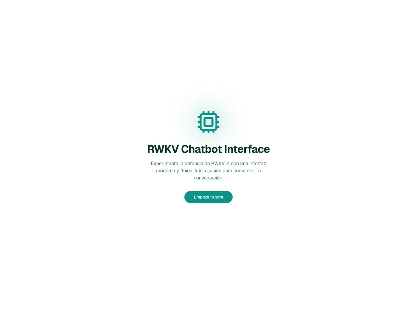 RWKV Chatbot Interface