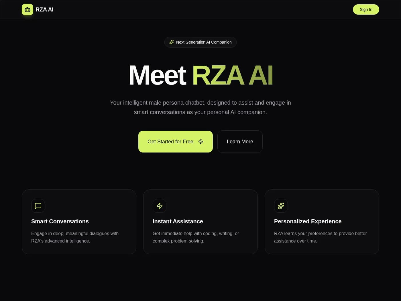 RZA AI Chatbot