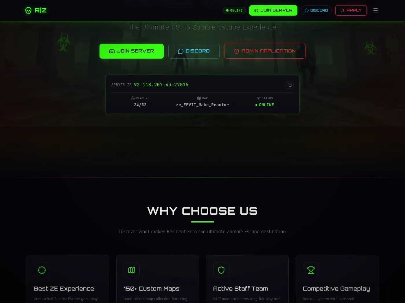 RedZone Escape Web Portal