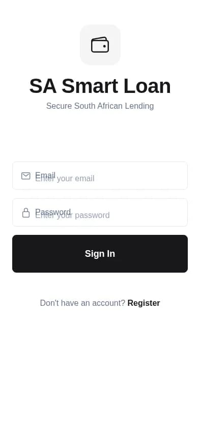 SA Smart Loan App