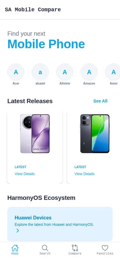SA Mobile Compare