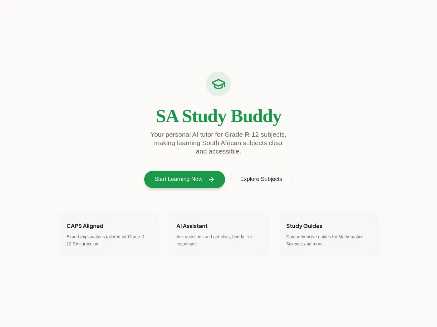 SA Study Buddy