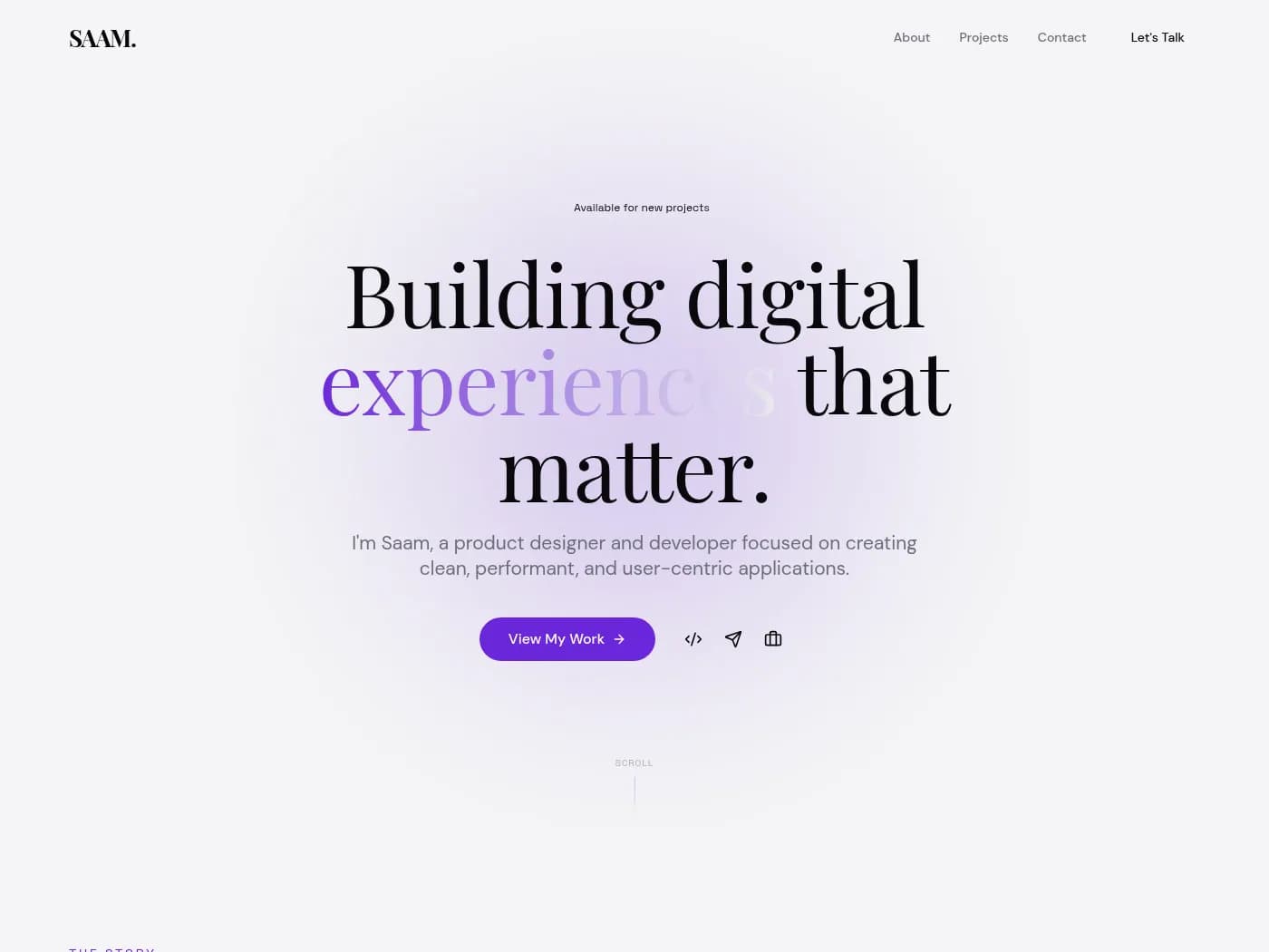 Saam's Blink Portfolio