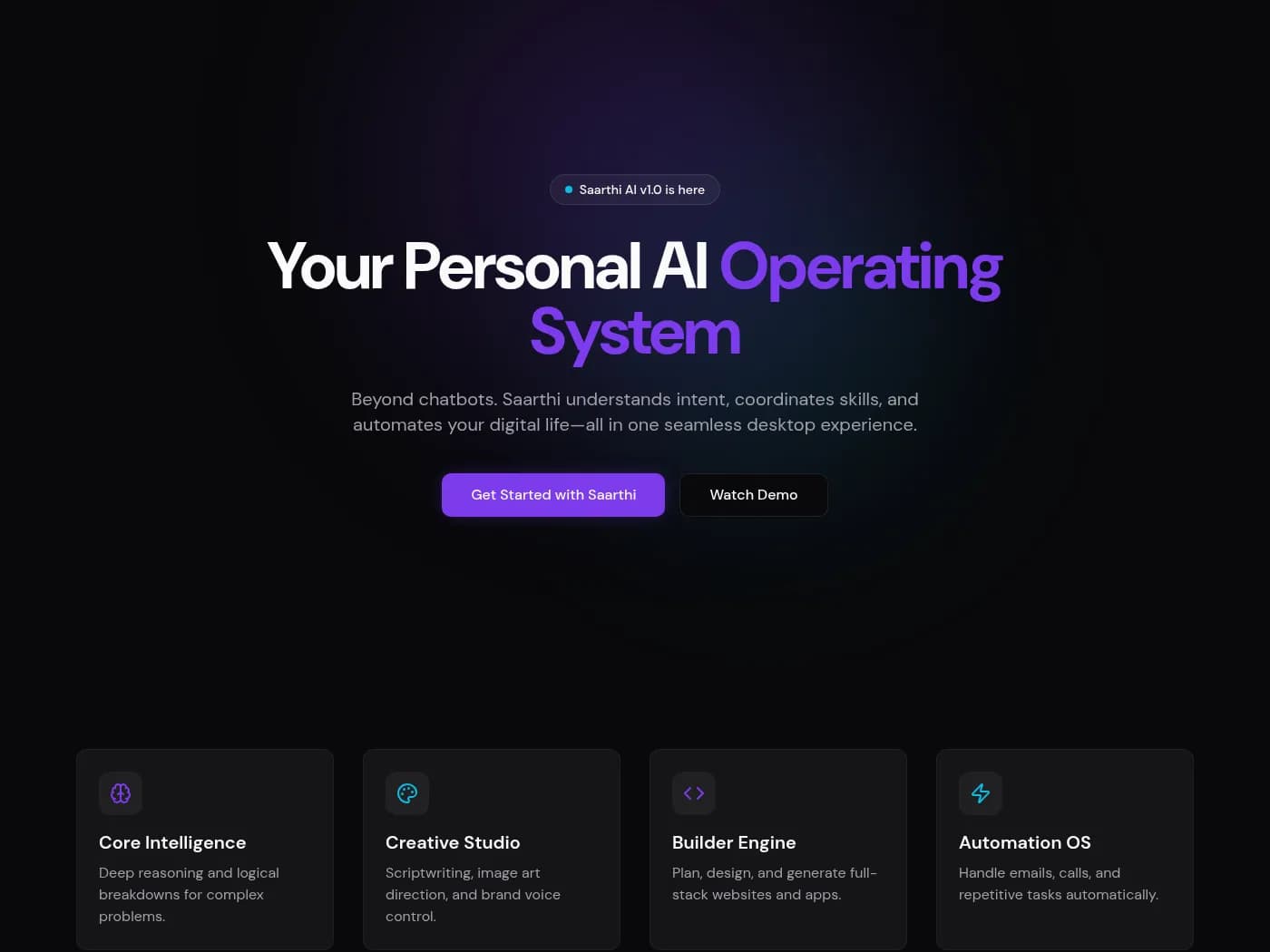 Saarthi AI OS