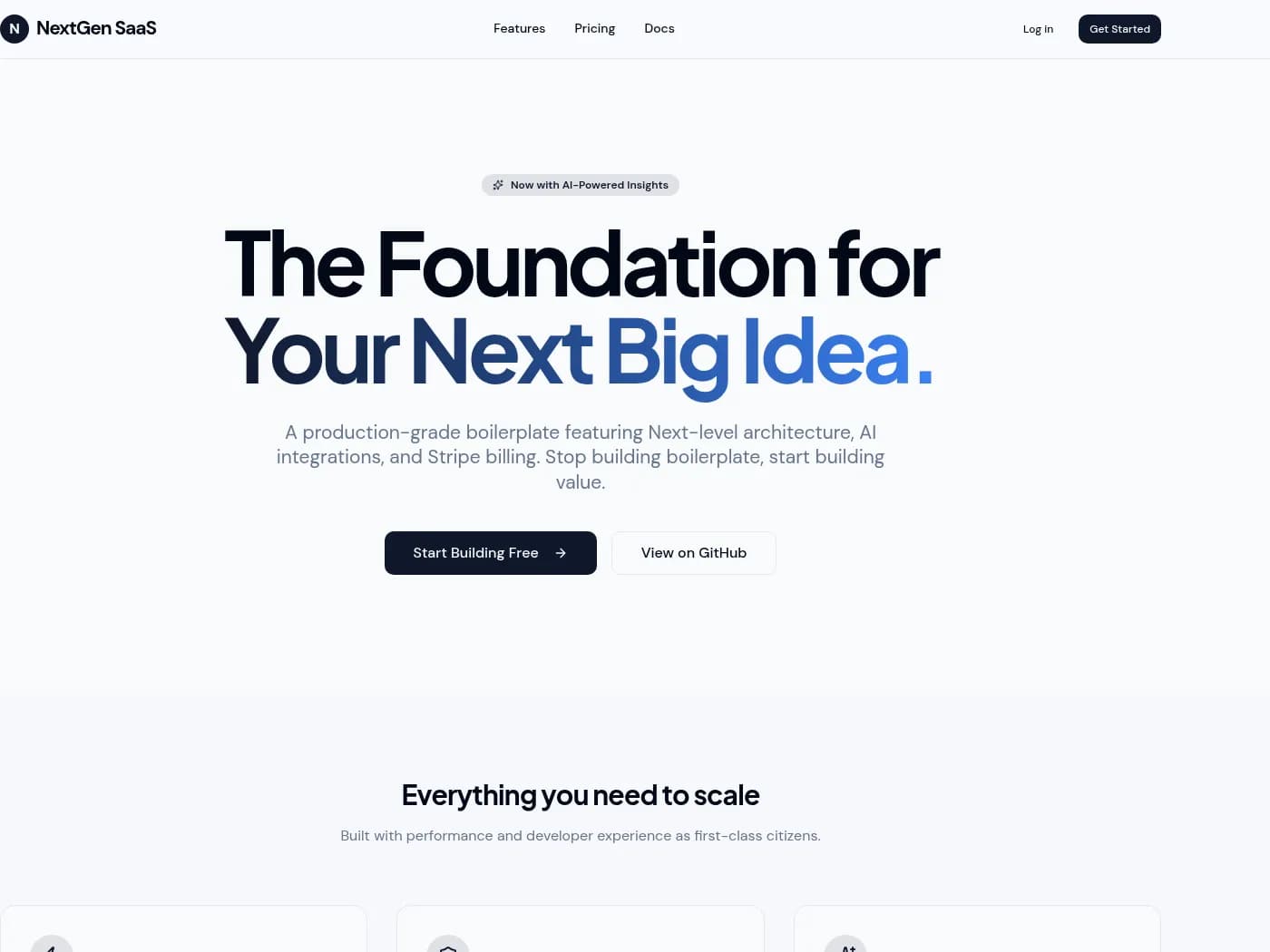 NextGen SaaS Boilerplate
