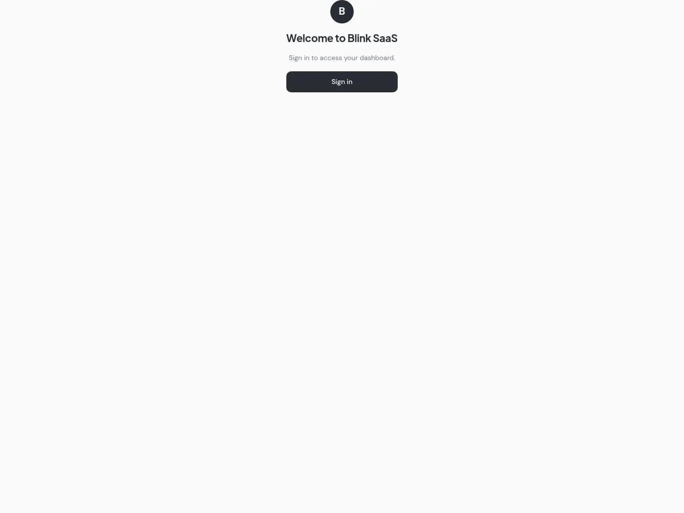 SaaS App Starter Kit