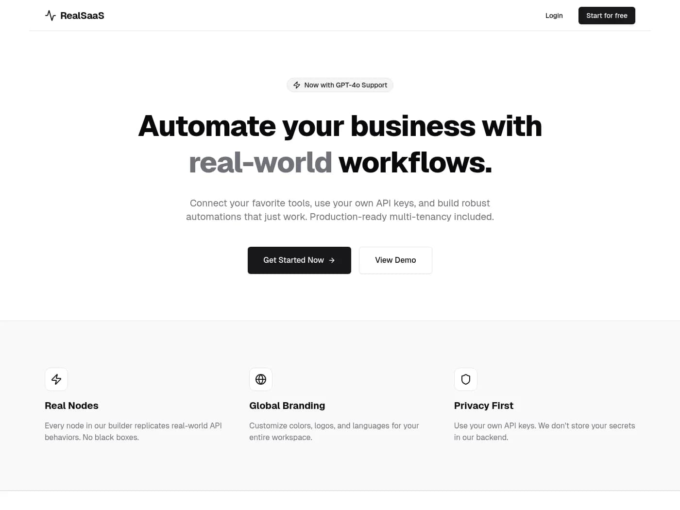 RealSaaS Automation Hub