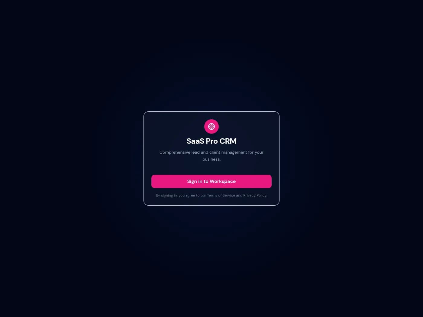 SaaS Pro CRM Suite