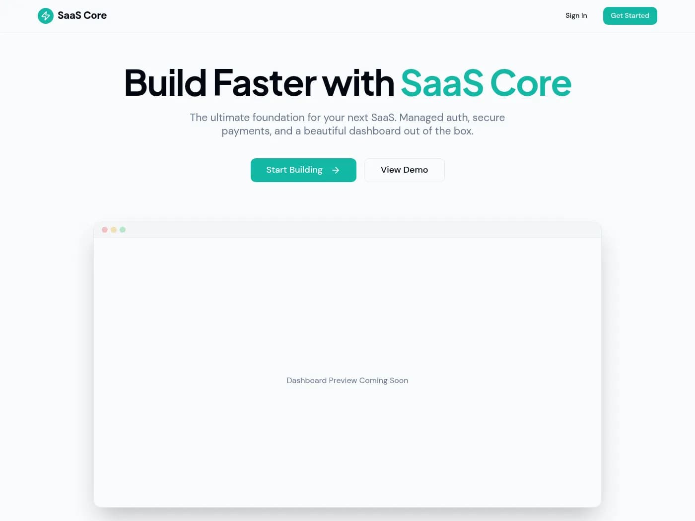 SaaS Dashboard Suite