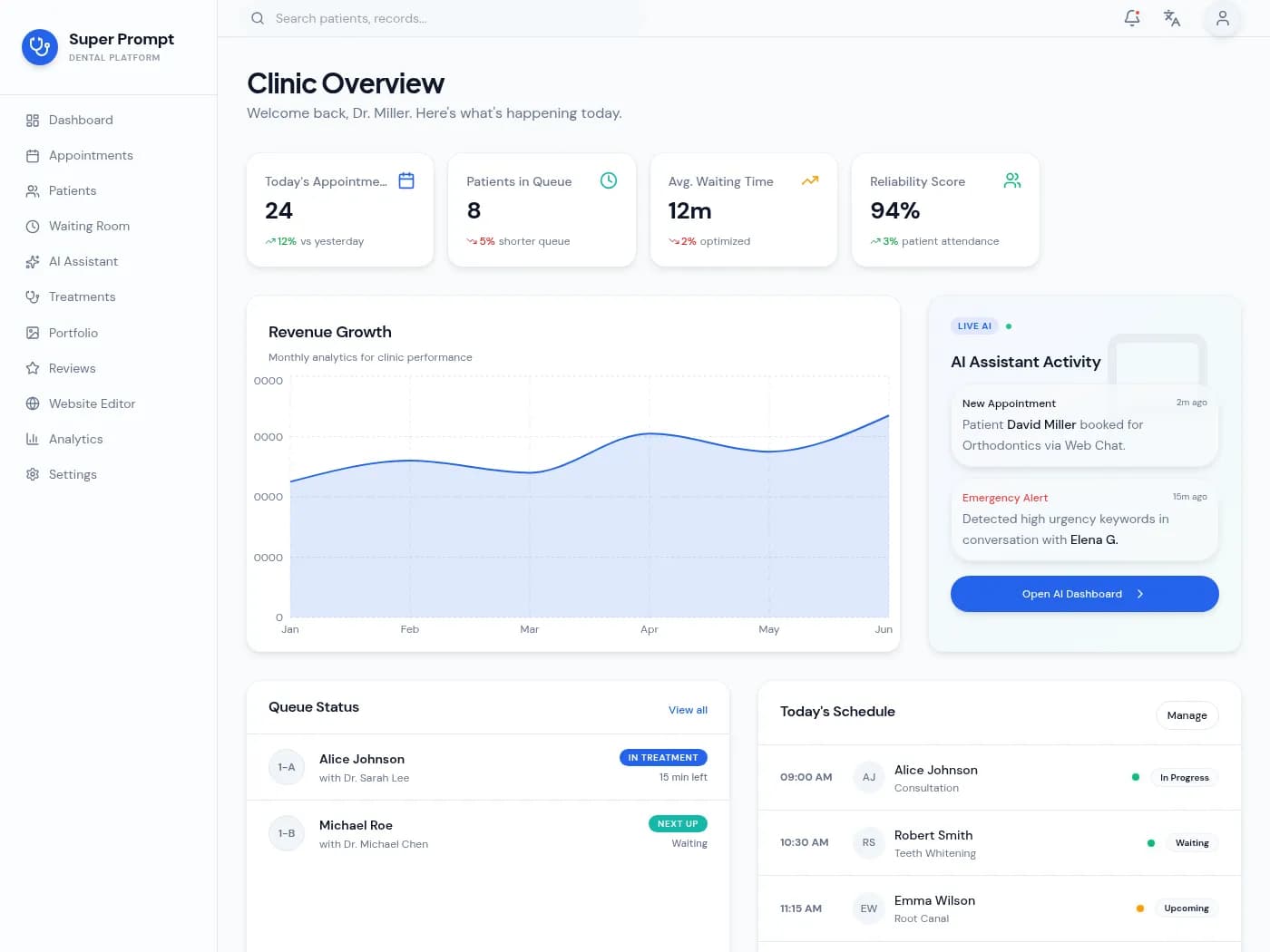 Super Prompt SaaS UI Kit