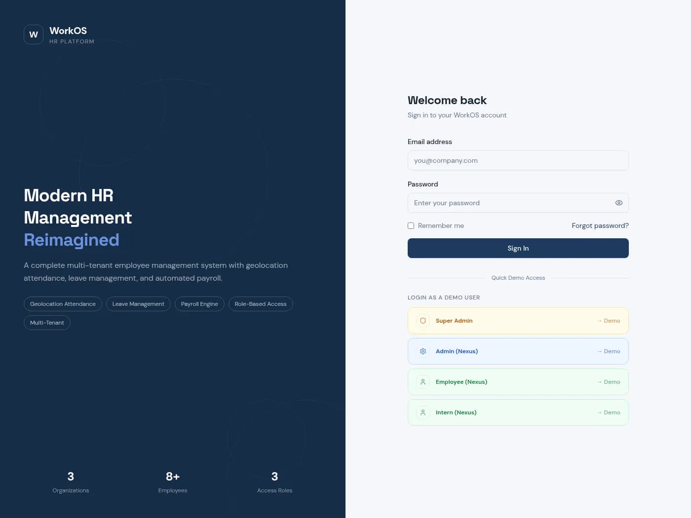 SaaS Employee Manager