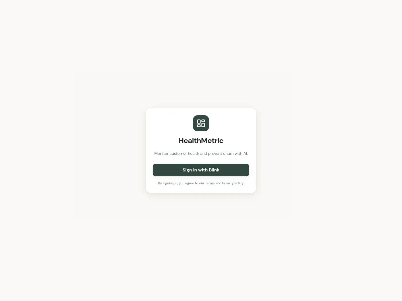 SaaS Health Dashboard