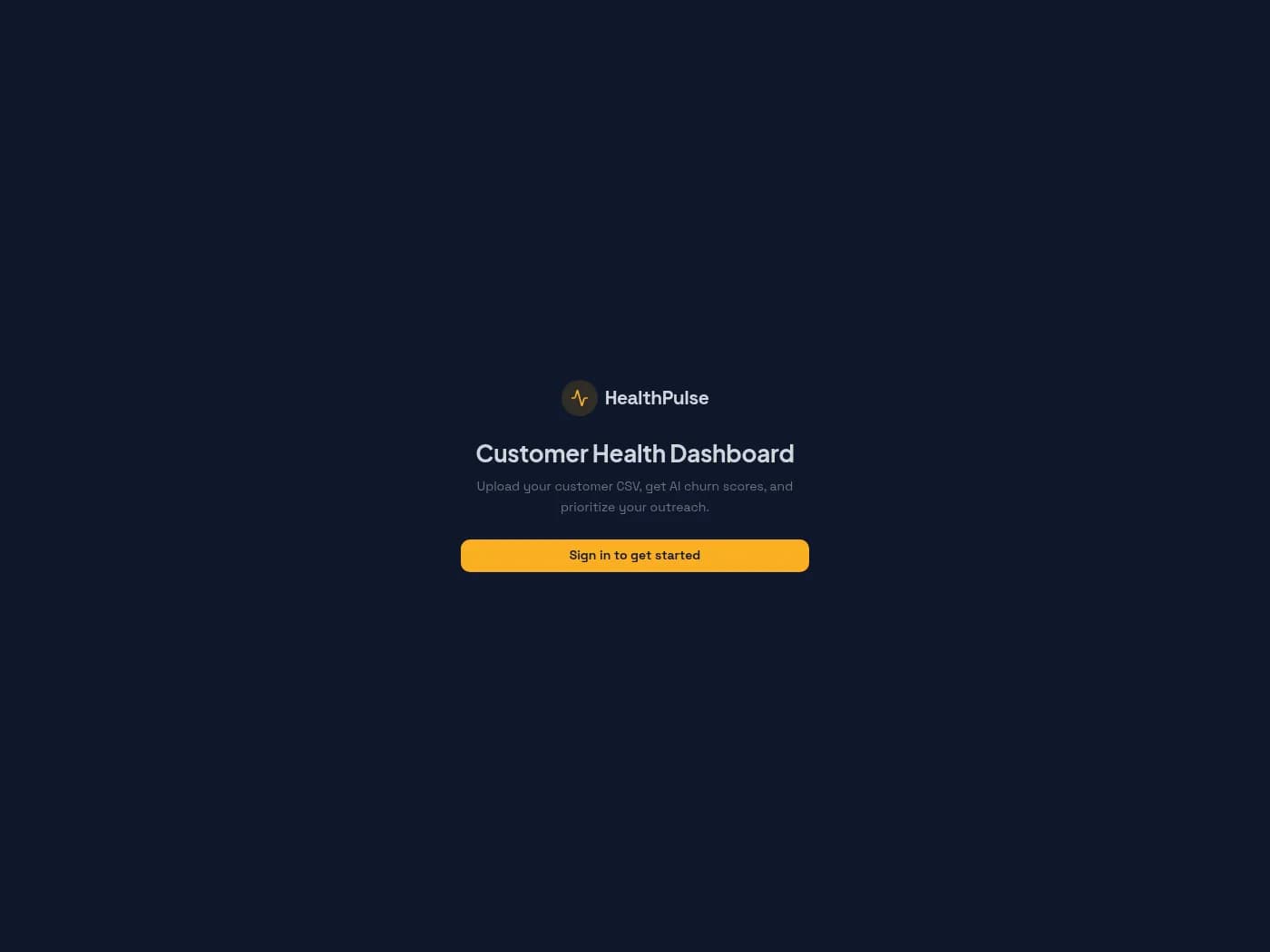 SaaS Health Dashboard
