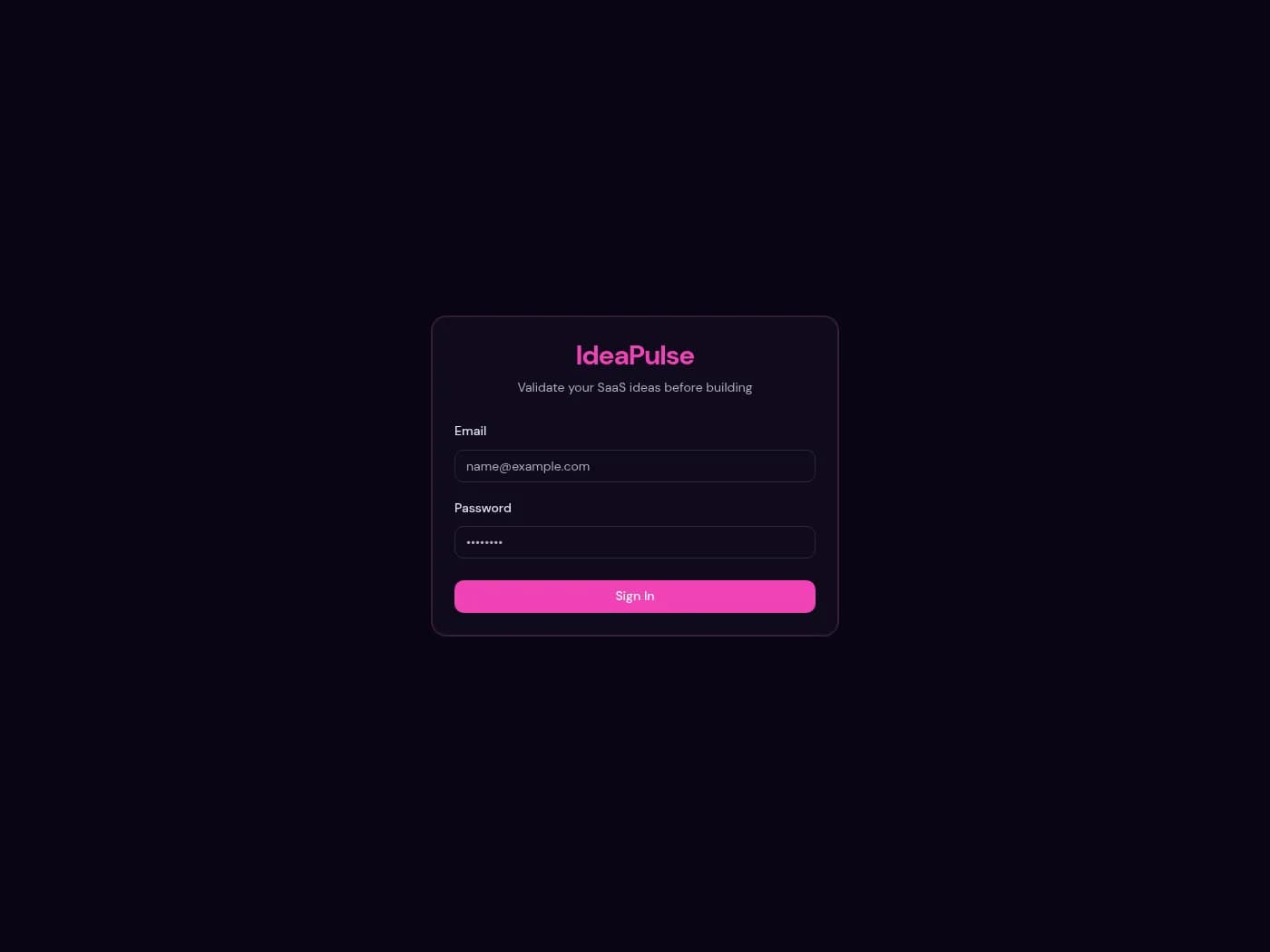 SaaS Idea Validator