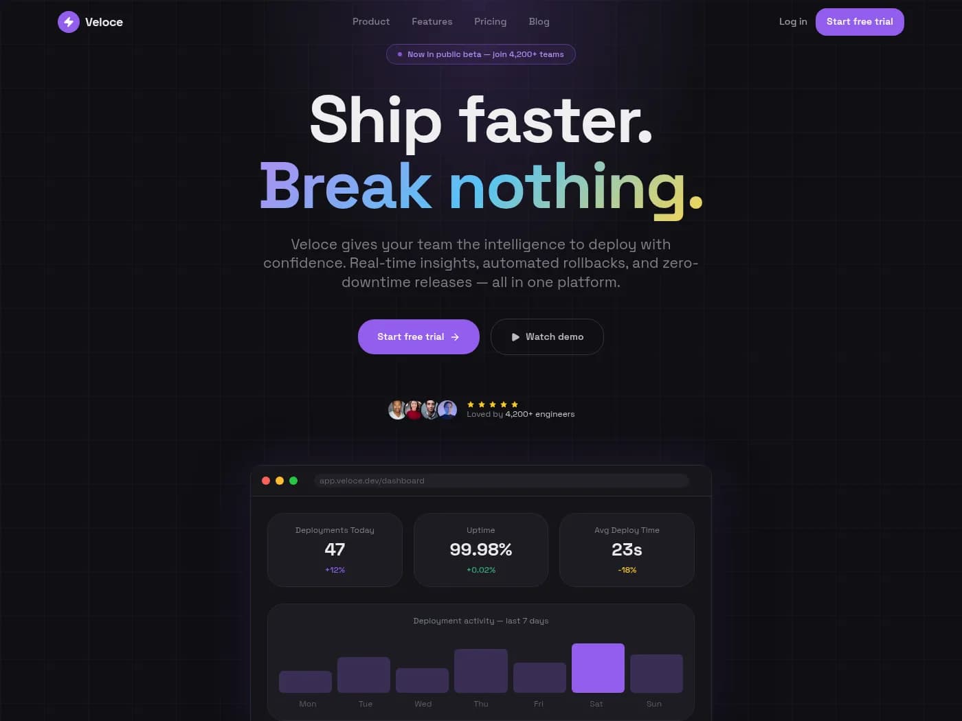 SaaS Landing Refresh