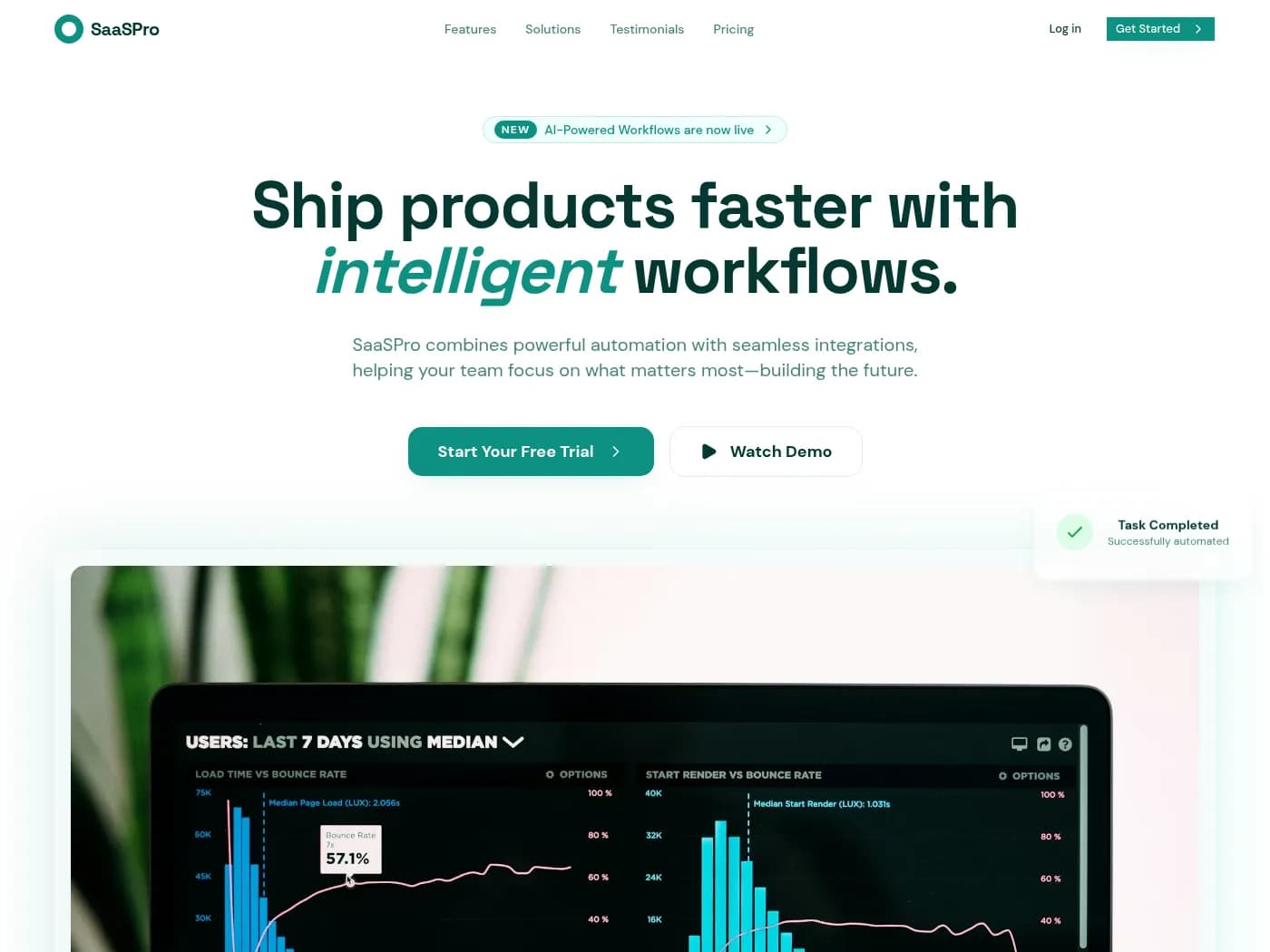 SaaS Landing Pro