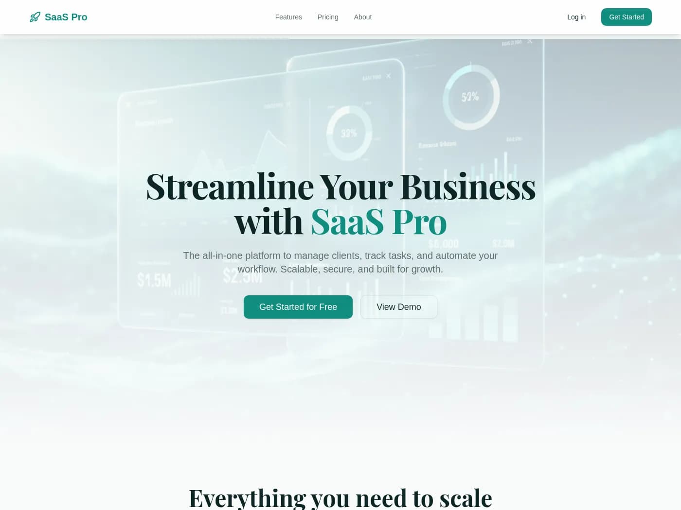 SaaS Pro Platform