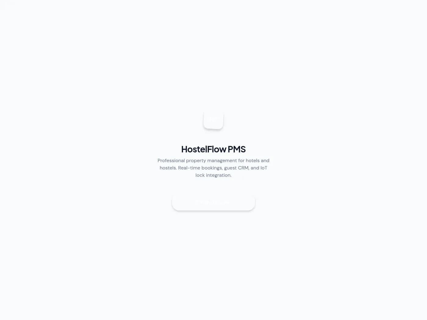 HostelFlow SaaS PMS