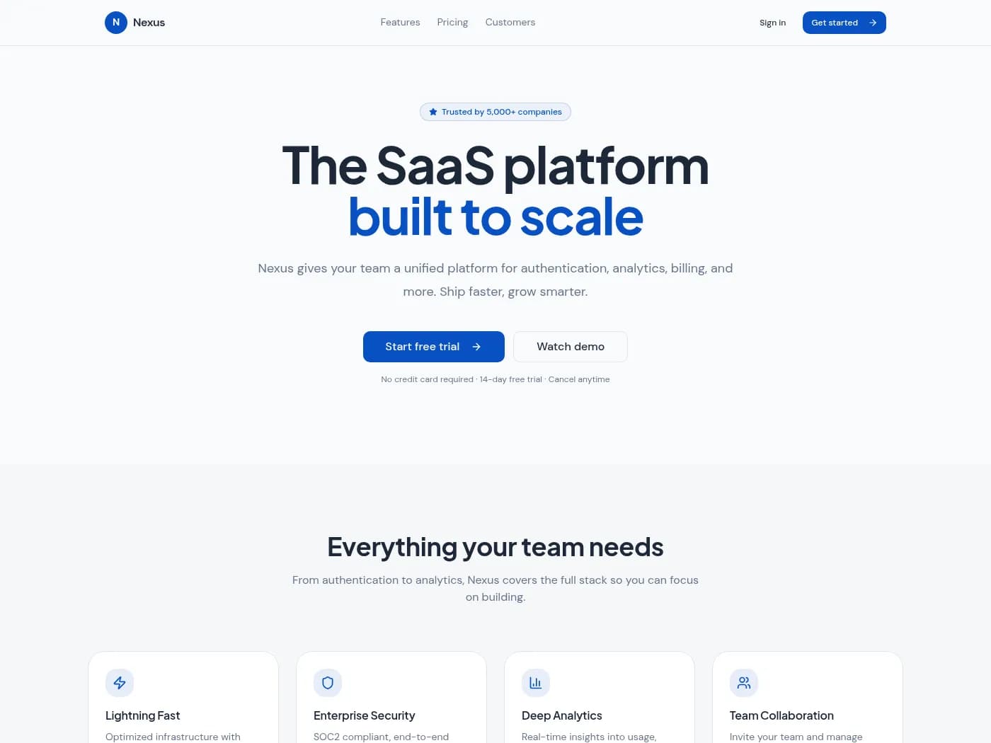 SaaS Suite Starter