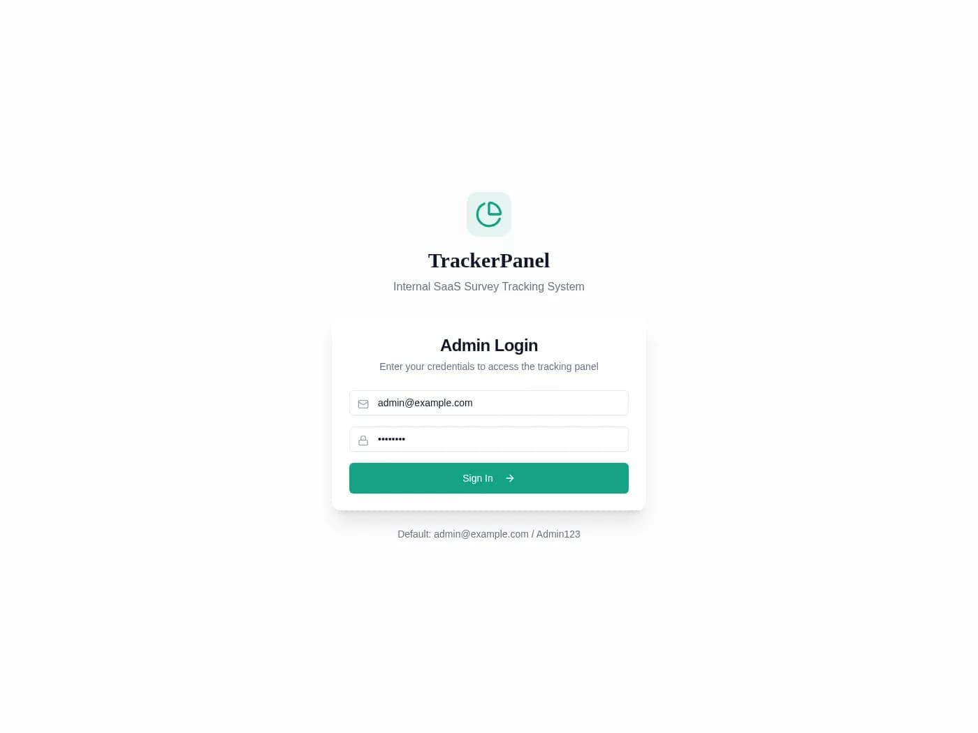 SaaS Survey Tracker Panel