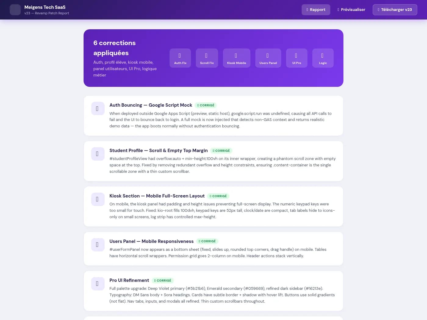 SaaS UX Revamp