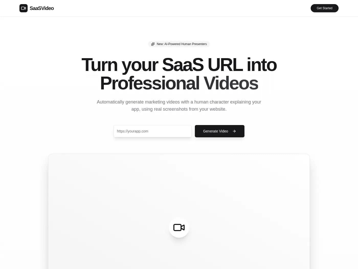 SaaS Video Creator