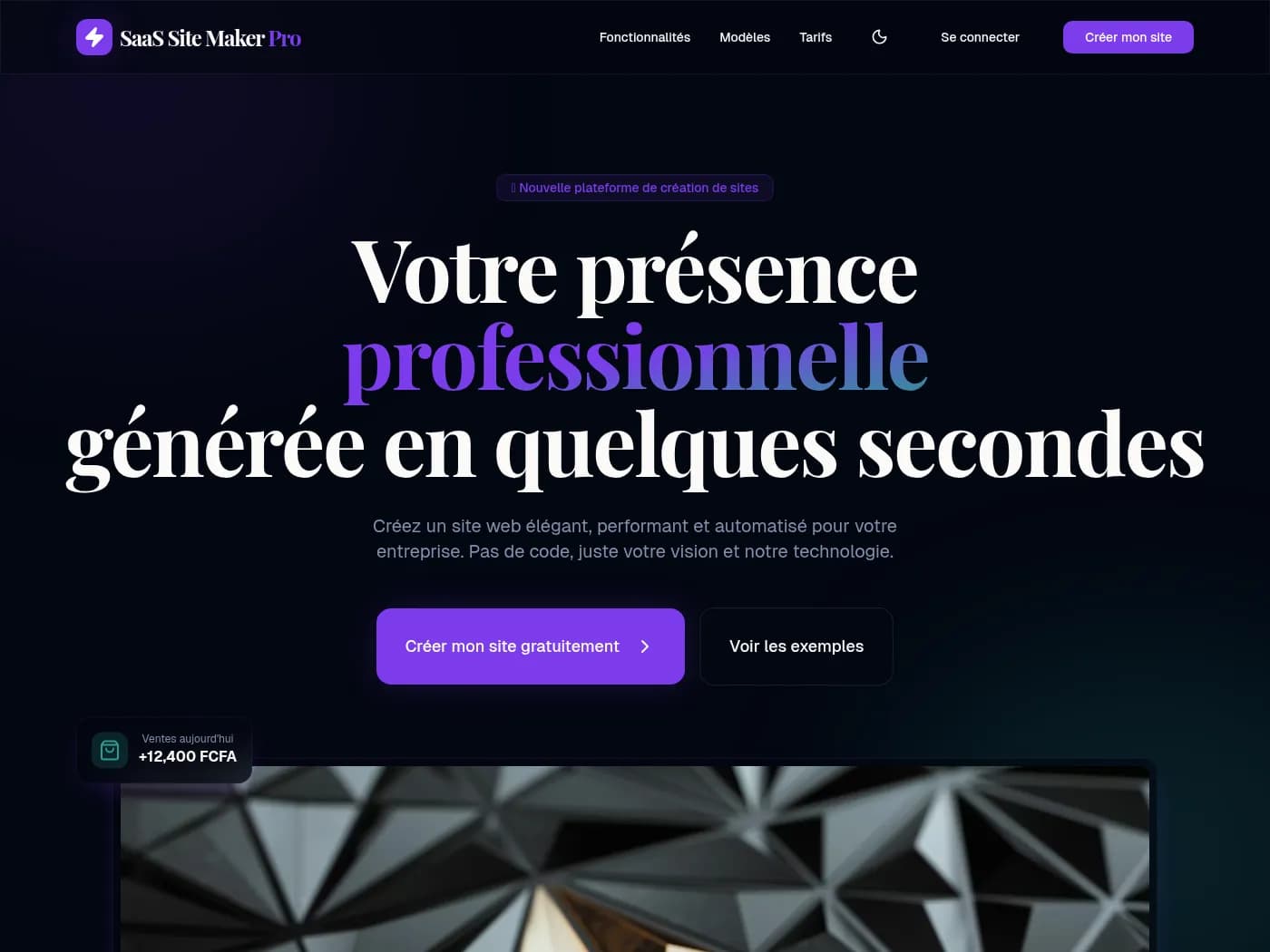 SaaS Site Maker Pro